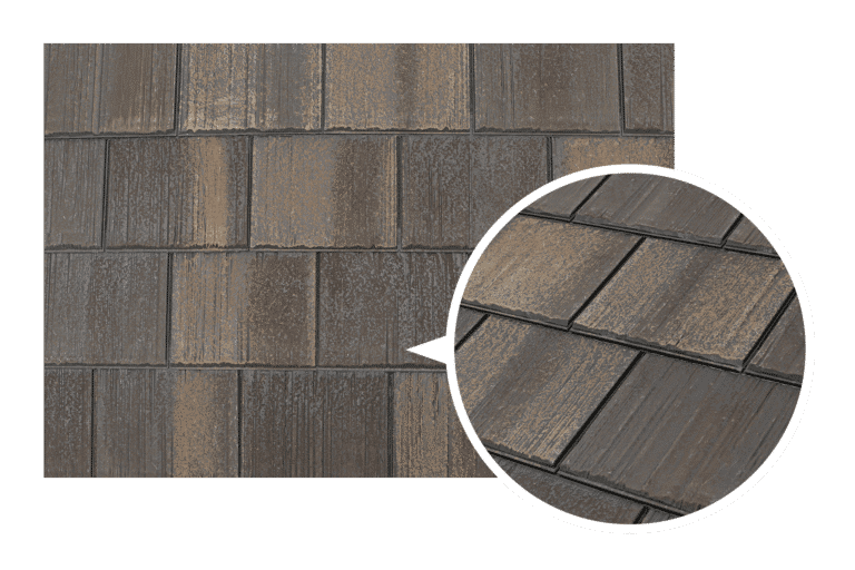 F Wave Synthetic Shingles | Impact Resistant | Slate & Shake