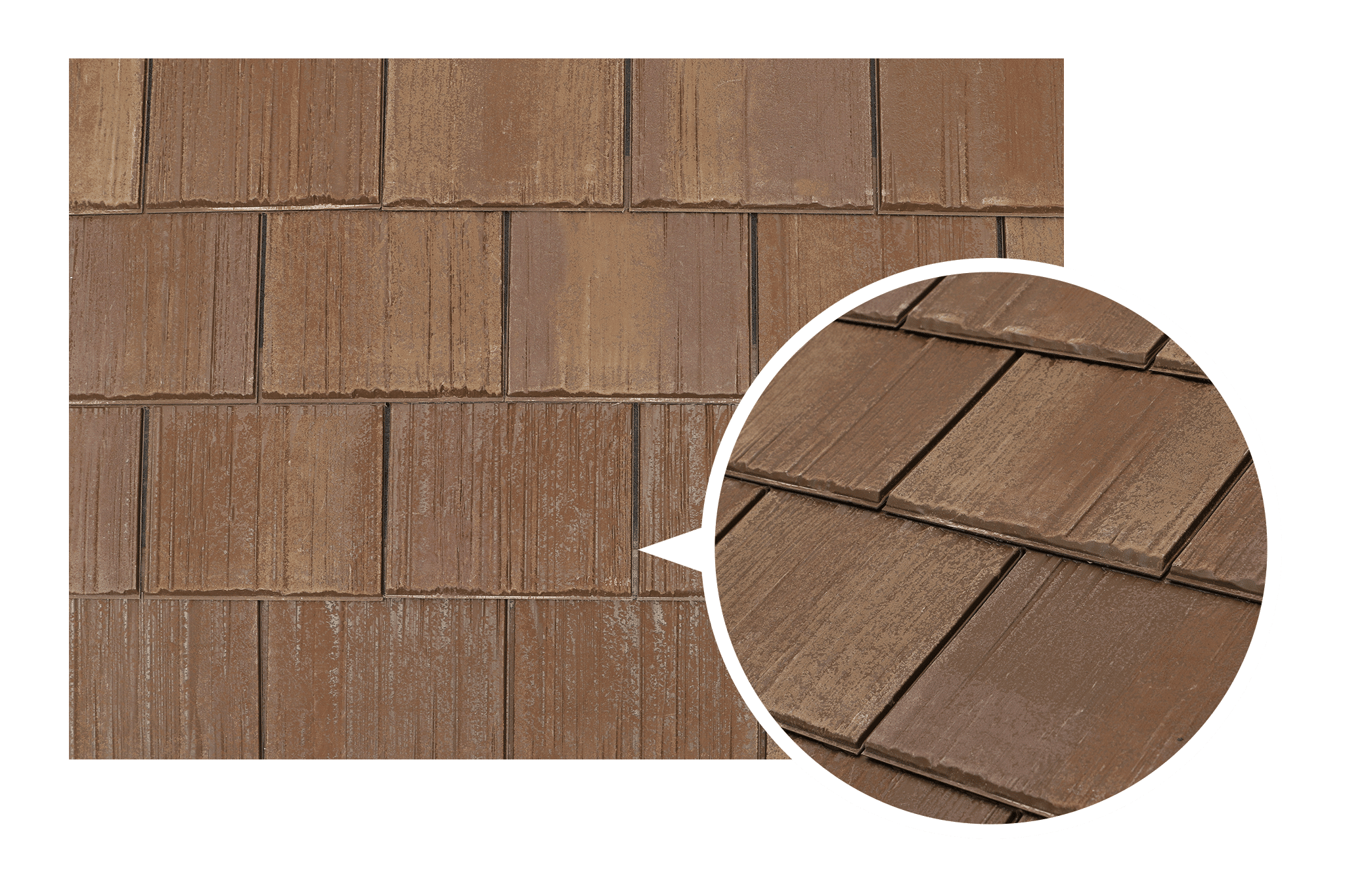 Synthetic Hand Split Shake Shingles | F Wave
