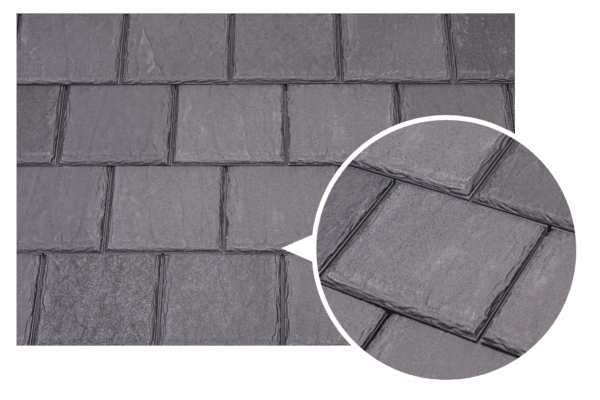 Classic Slate Synthetic Shingles | F Wave